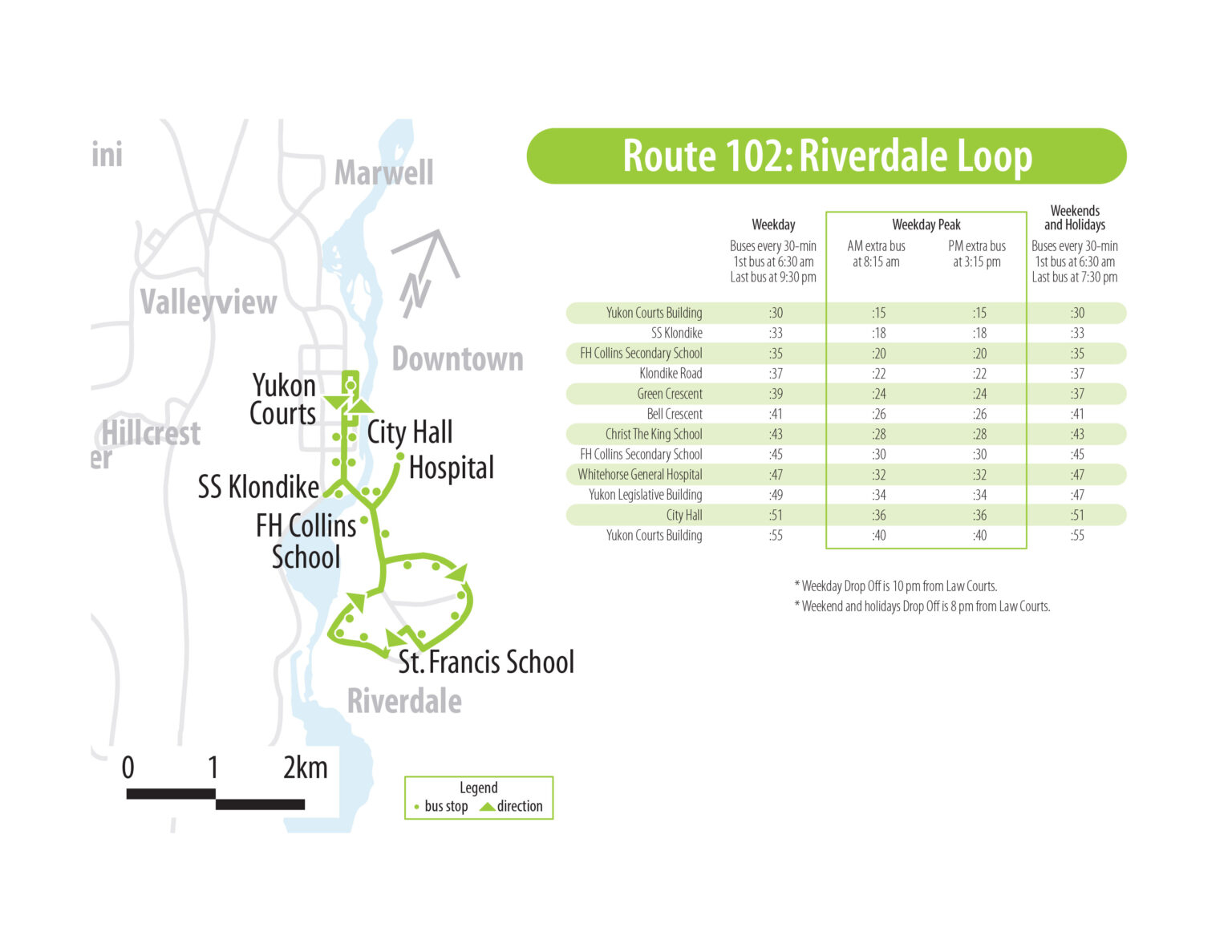 Routes & Schedules - City of Whitehorse
