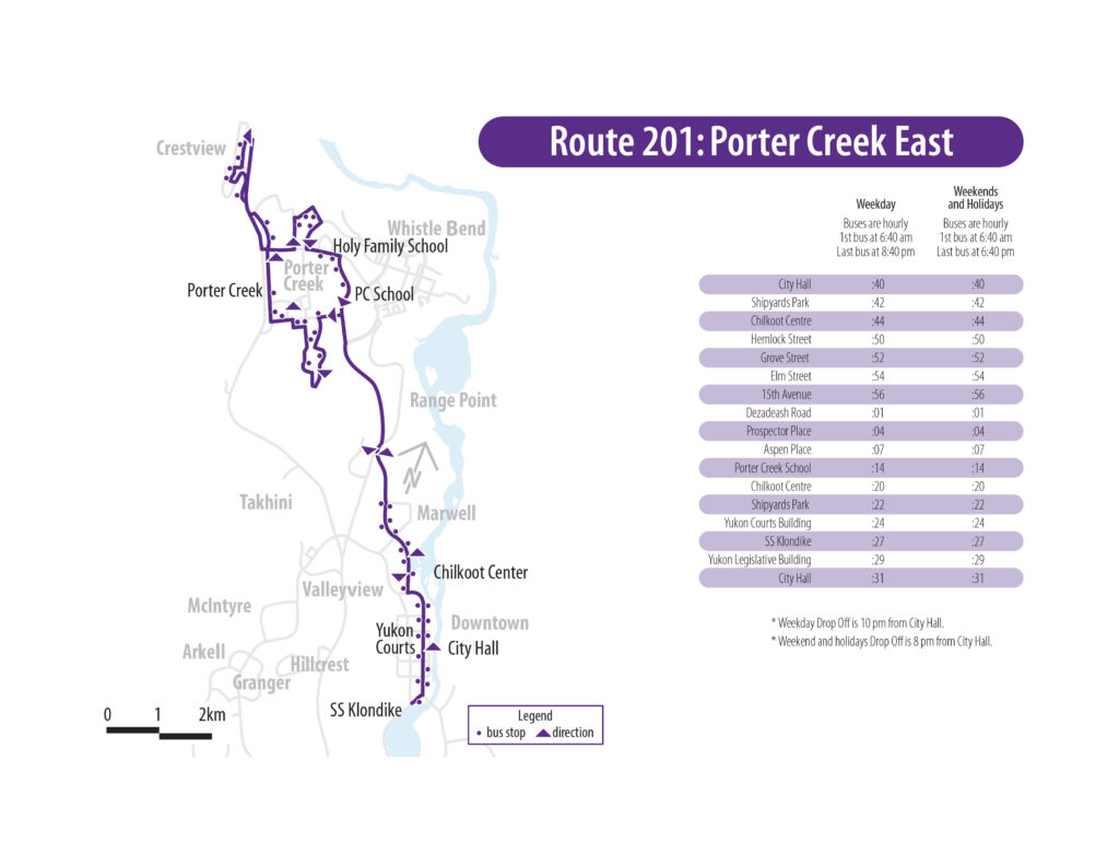 Routes & Schedules - City of Whitehorse