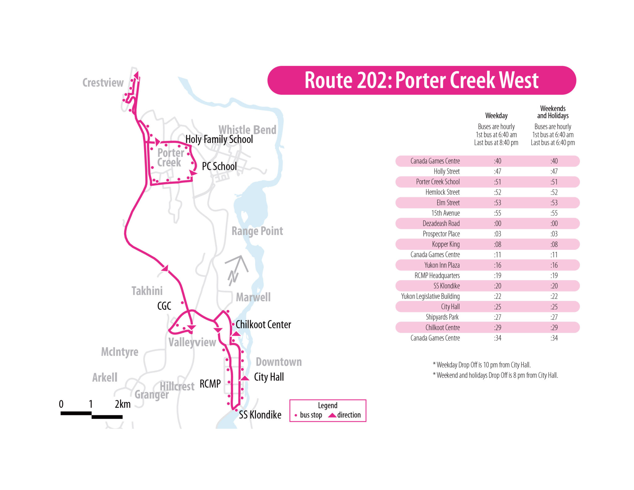 Routes & Schedules - City of Whitehorse