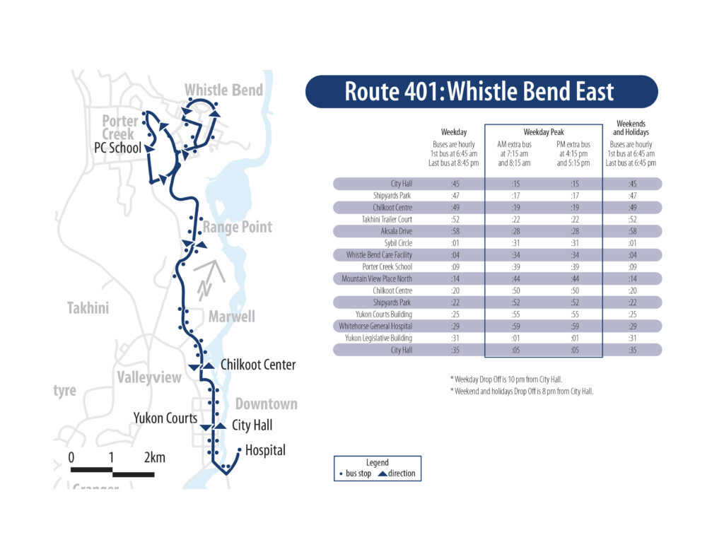 Routes & Schedules - City of Whitehorse