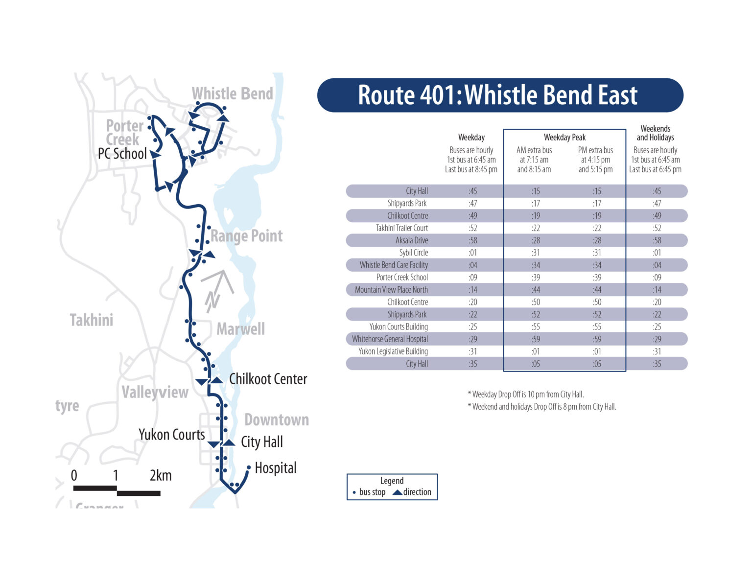 Routes & Schedules - City of Whitehorse